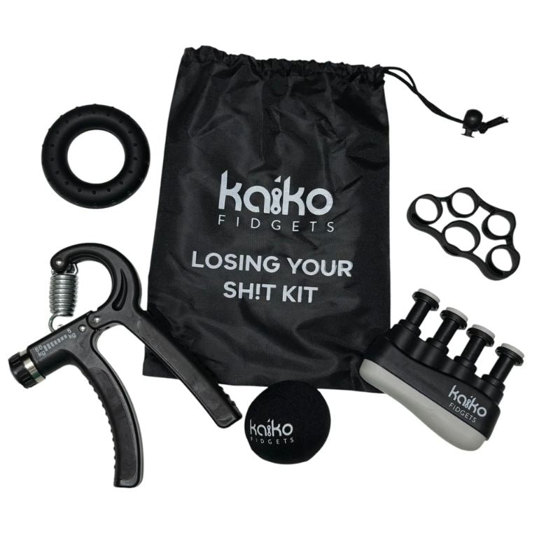 Hand Strength & Sensory Regulation Kit | Grip Trainer & Fidget Set ...